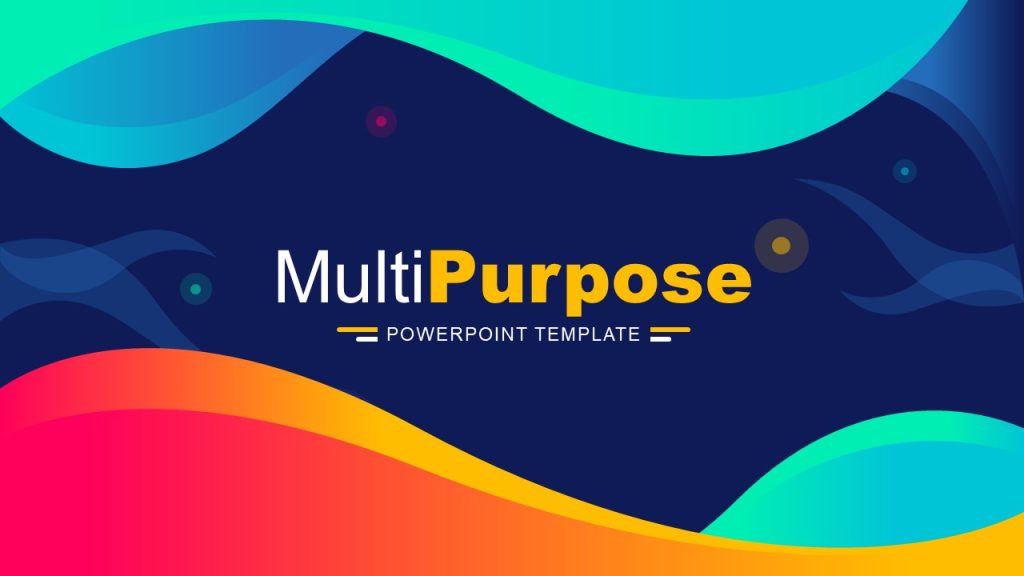 Cover Slide for Free Modern Multi-Purpose Template - SlideModel