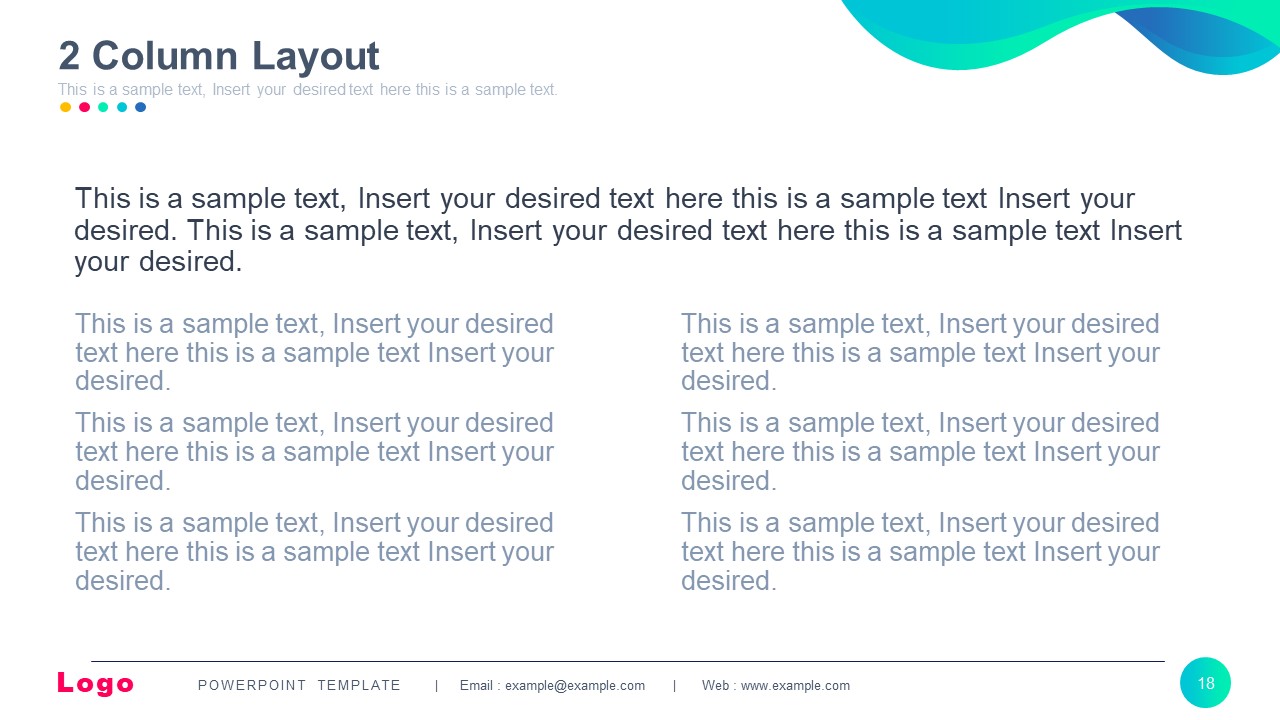 Slide with Two Columns - Multi-Purpose Template - SlideModel