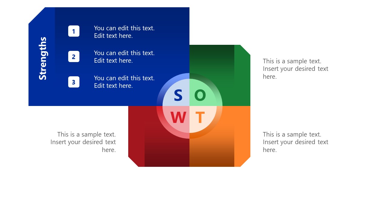 Animated SWOT Analysis PowerPoint Template