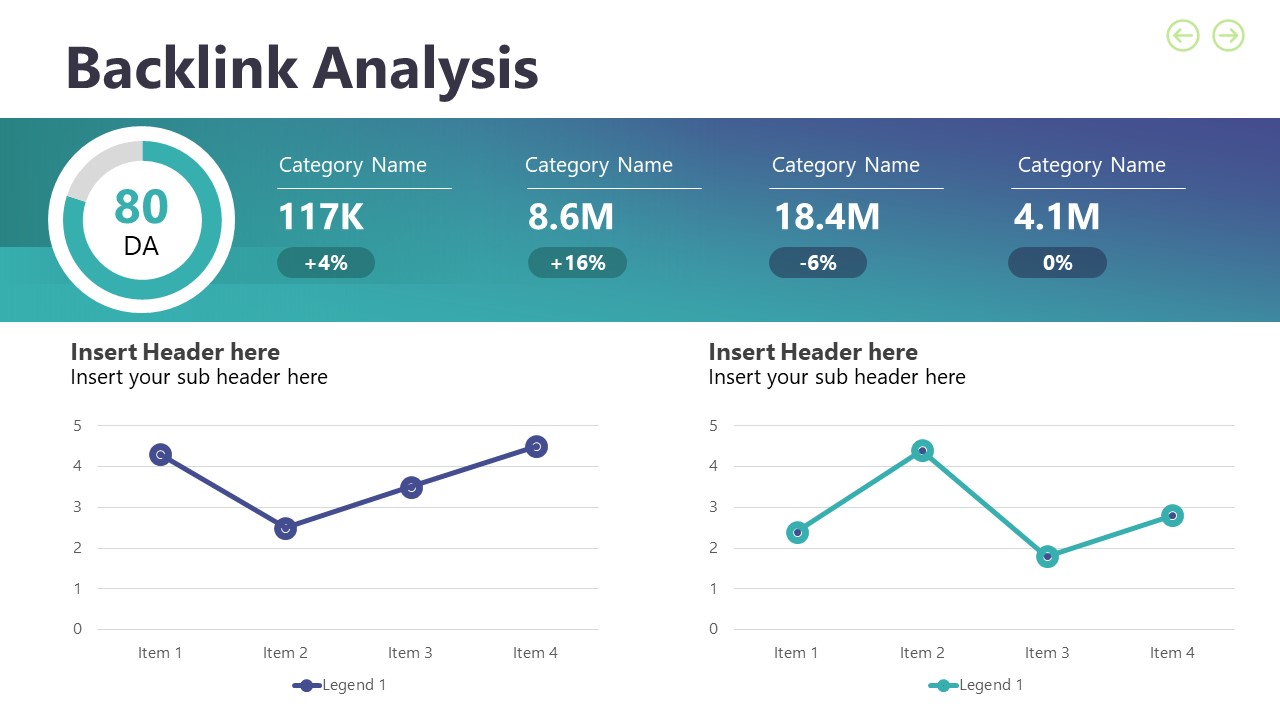 SEO Report PowerPoint Template & Presentation Slides