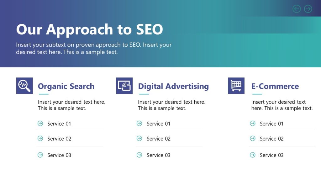 Our Approach to SEO Slide - PPT Template - SlideModel