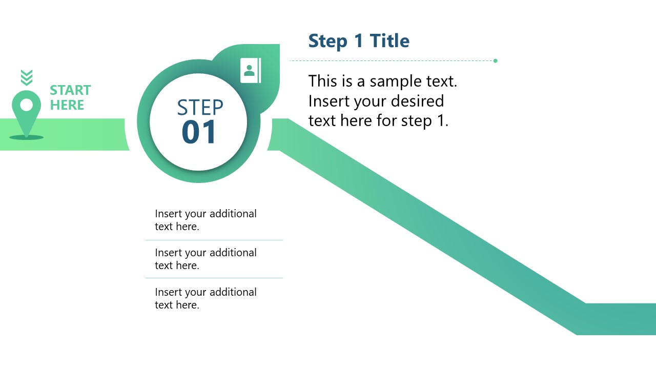 Visual Roadmap PowerPoint Template & Presentation Slides