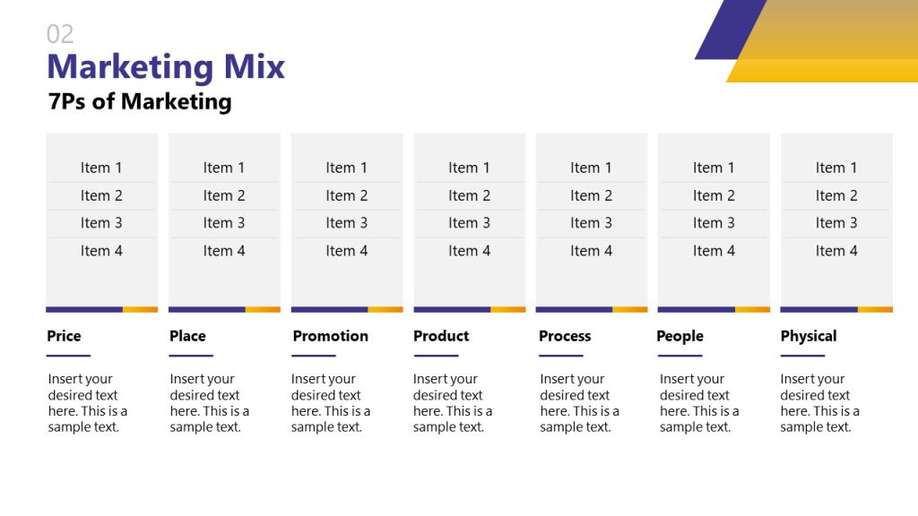 Marketing Communication Plan Template - Marketing Mix Slide - SlideModel