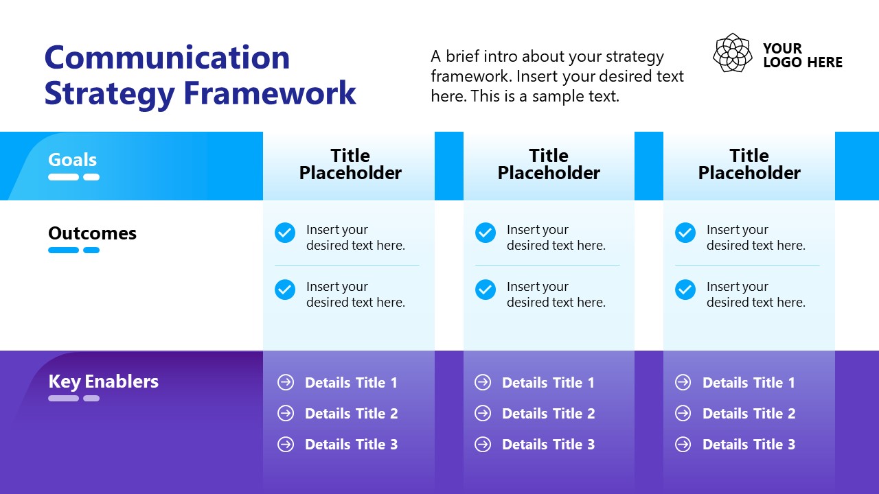 Communication Strategy PowerPoint Template Communication Strategy PowerPoint Template