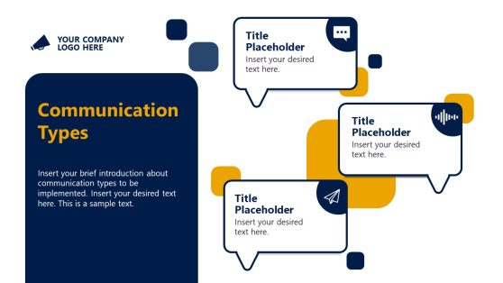 Communication Types for Presentation Template - SlideModel