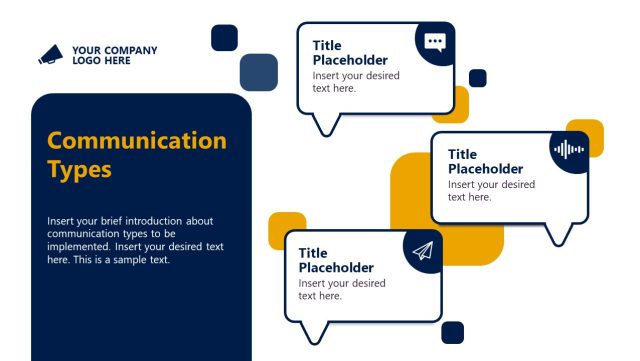 Communication Types for Presentation Template - SlideModel