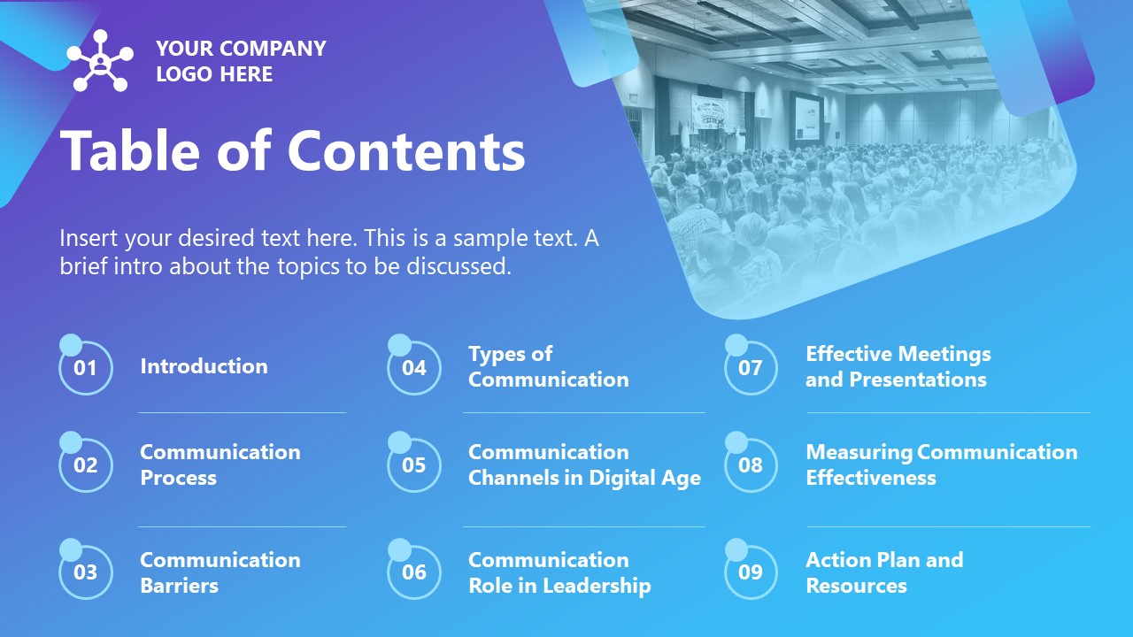 Communication Training PowerPoint Template