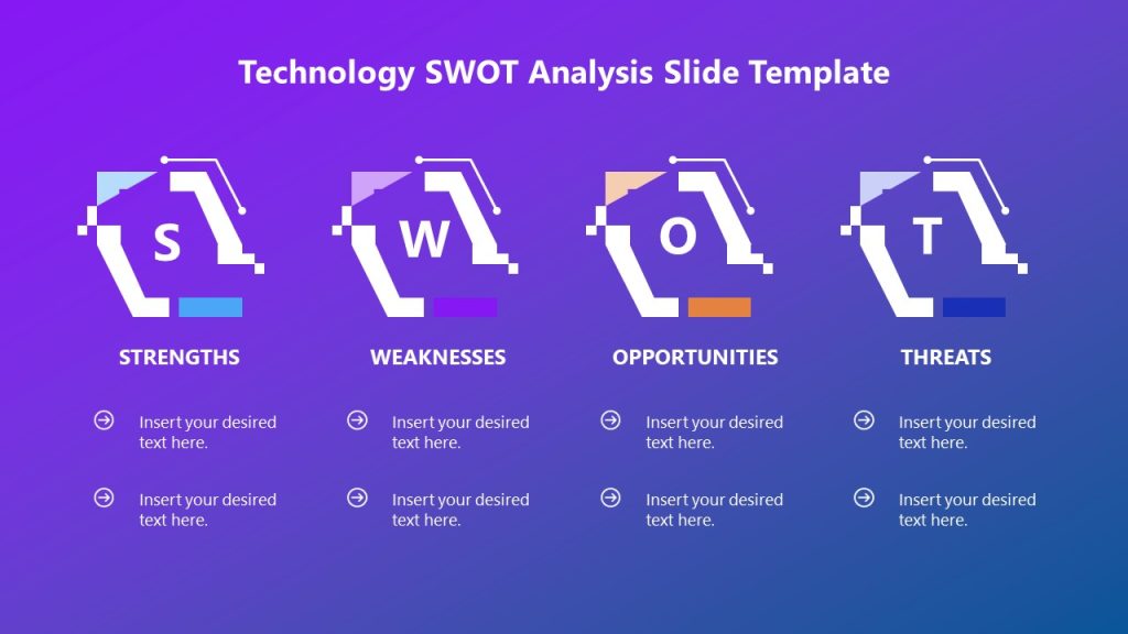 Technology SWOT Slide PPT Template - SlideModel