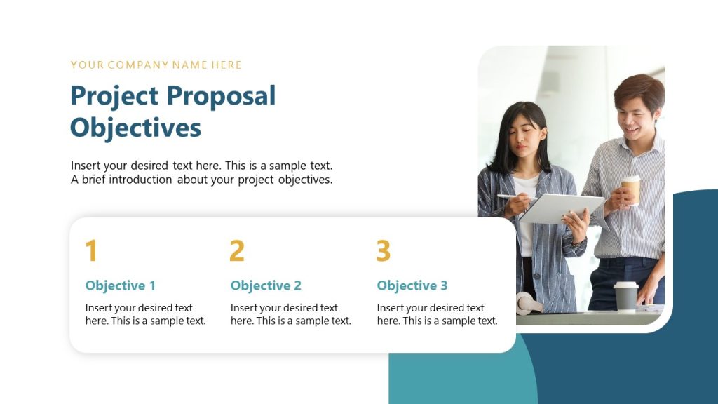 Project Proposal Objectives PPT Slide Template - SlideModel