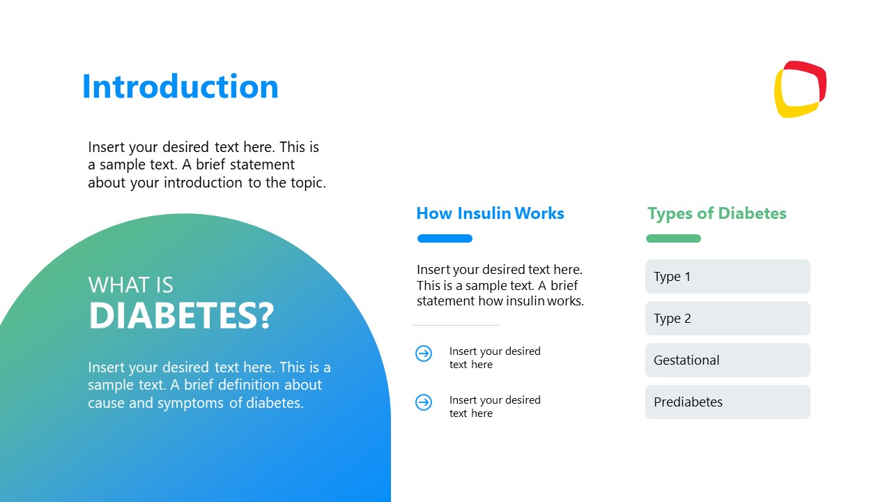 Diabetes Presentation Template