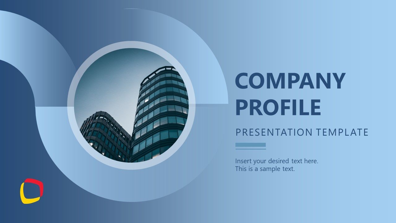 Cover Slide - Business Company Profile PPT Template - SlideModel