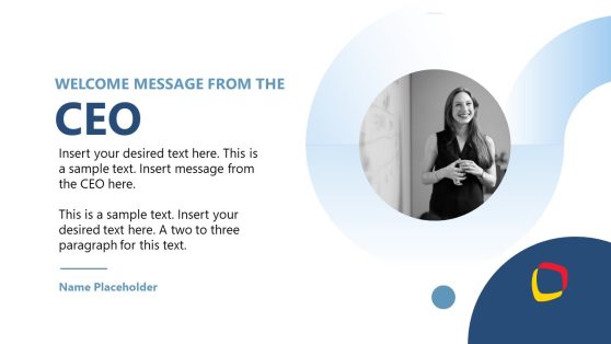 CEO Welcome Message - Business Company Profile Template - SlideModel