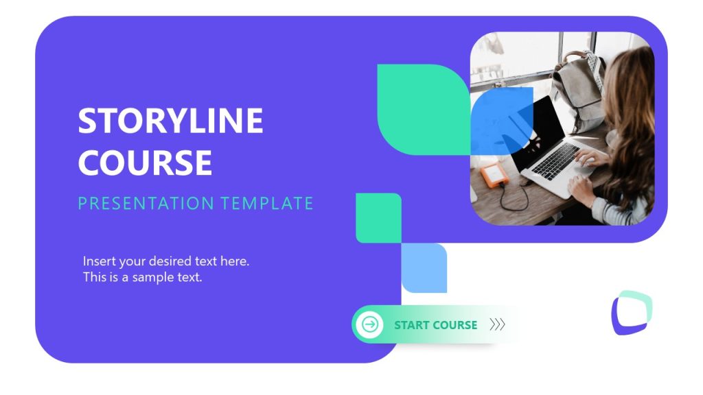 Cover Slide - Storyline Course PPT Template - SlideModel
