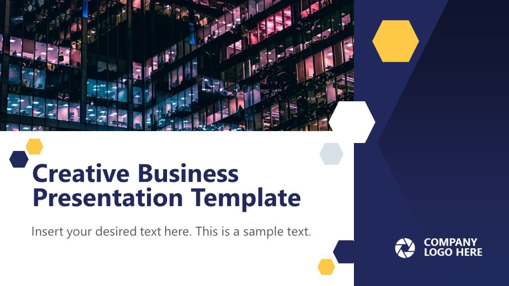 Title Slide for Business Presentation Template - SlideModel