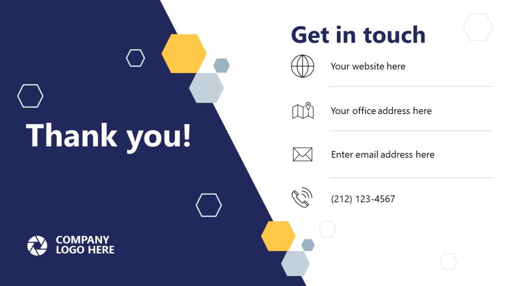 Thank You Slide PowerPoint Slide Template - SlideModel