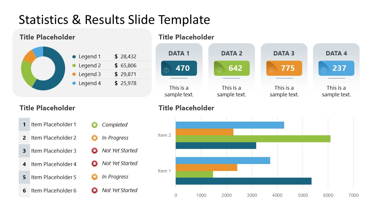 Editable Statistics & Results PPT Presentation Template - SlideModel Editable Statistics & Results PPT Presentation Template - SlideModel