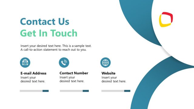 Contact Us Slide - PERMA Model PPT Template - SlideModel