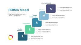 Vertical Blocks Slide - PERMA Model Template - SlideModel