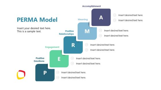 Vertical Blocks Slide - PERMA Model Template - SlideModel