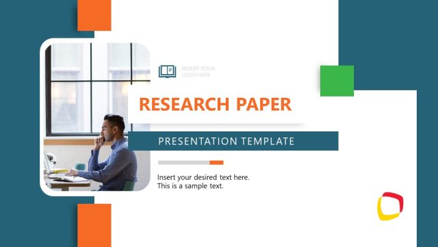 Cover Slide - Research Paper PPT Template - SlideModel