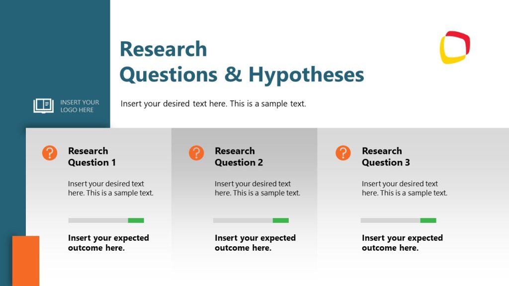Research Questions and Hypothesis PPT Template - SlideModel Research Questions and Hypothesis PPT Template - SlideModel