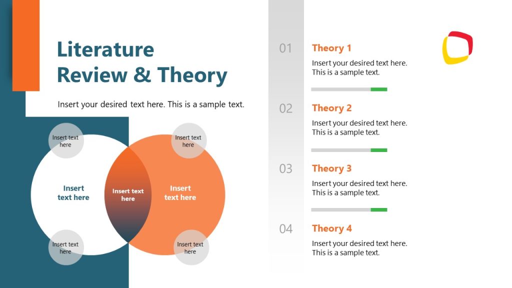 Literature Review & Theory Slide - Research Paper Template - SlideModel