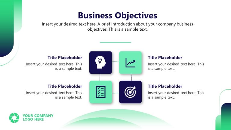Business Objectives Slide - PowerPoint Template - SlideModel