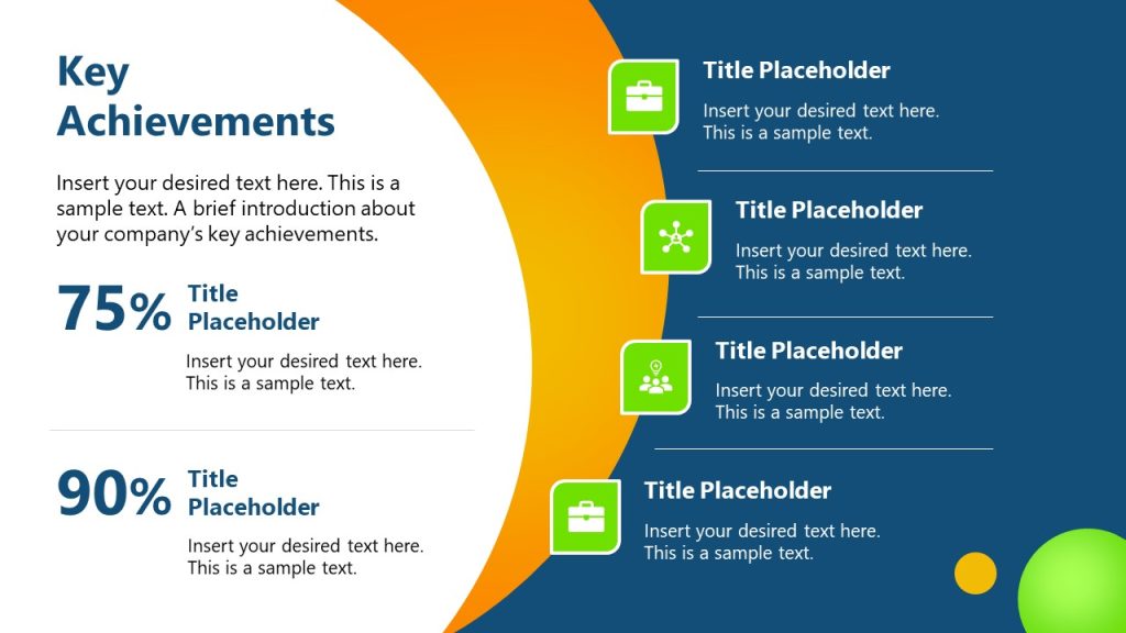 Key Achievements PowerPoint Template - SlideModel