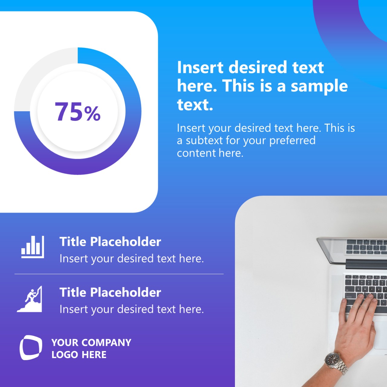 Chart Slide - Personal Branding Carousel Template - SlideModel