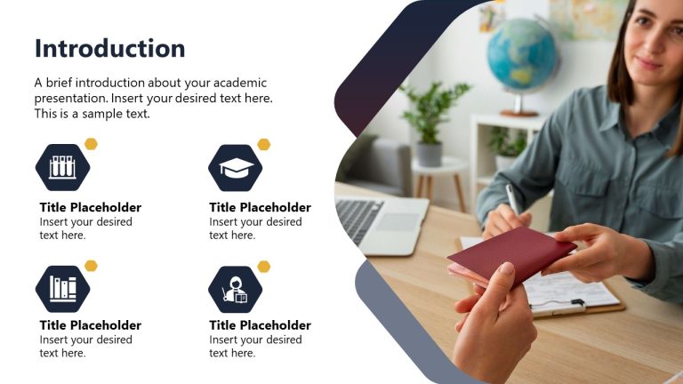 Editable Academic PowerPoint Template - Introduction Slide - SlideModel