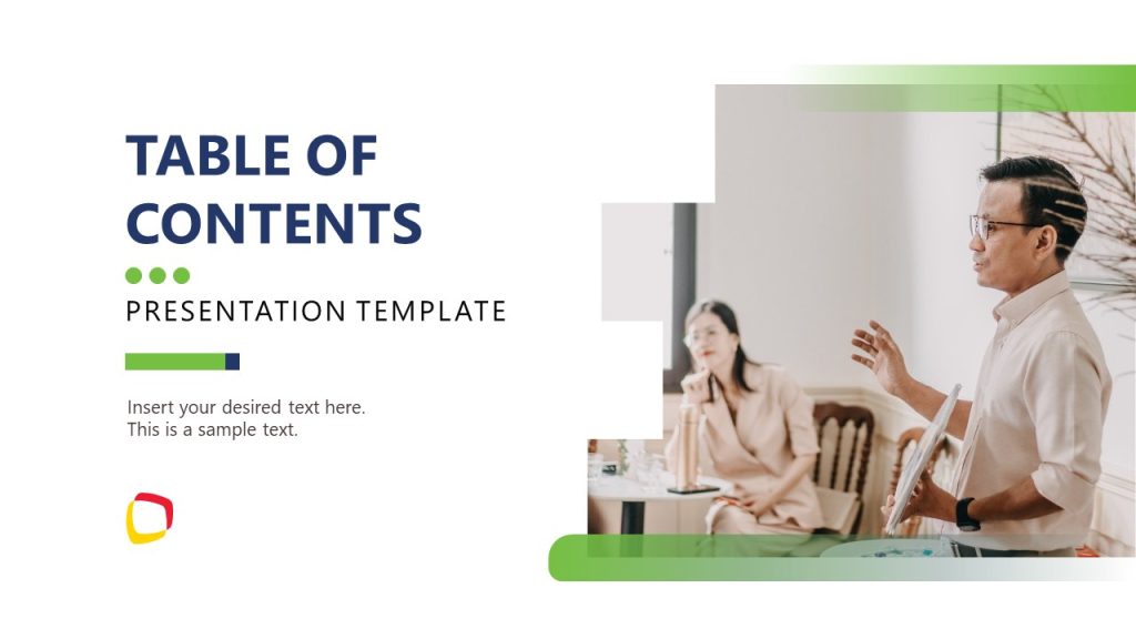 Editable Animated Table of Contents Slide PPT Template - SlideModel