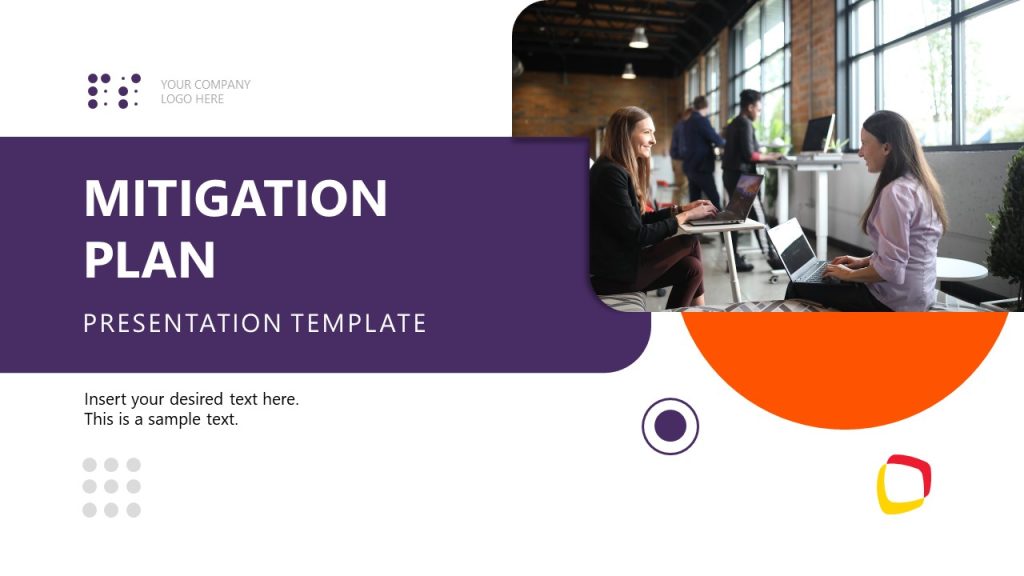 Cover Slide Mitigation Plan Ppt Template Slidemodel