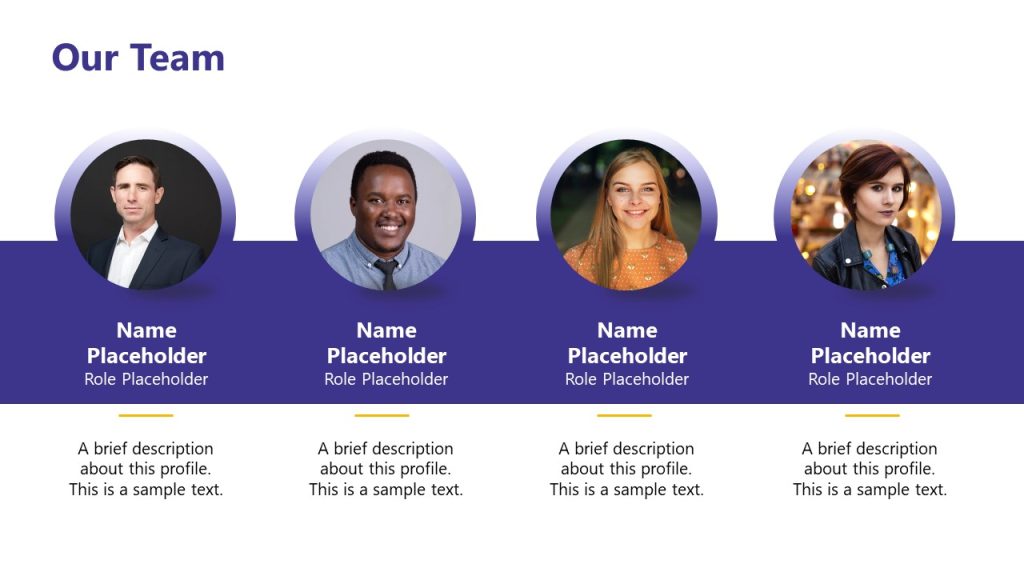 Our Team Presentation Slide - SlideModel