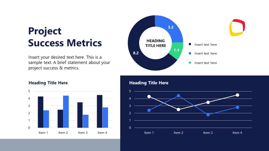 Project Success Metrics Slide - Project Closure PPT Template - SlideModel