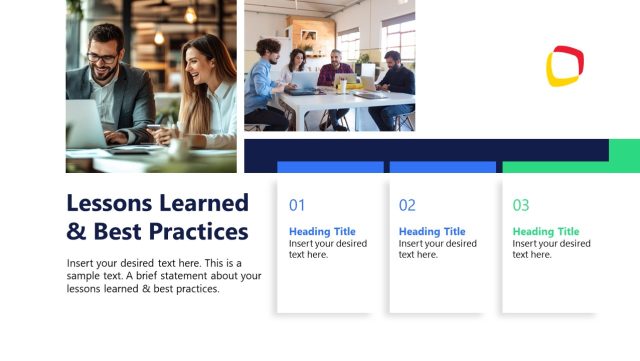 Lessons Learned & Best Practices Template Slide - SlideModel