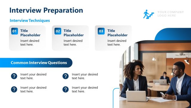 Interview Preparation PowerPoint Slide - SlideModel