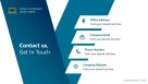 Contact Us Slide - Split Test Template - SlideModel