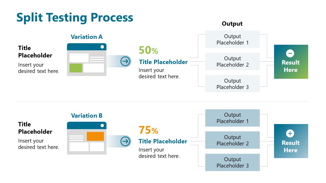 Split Test PowerPoint Template