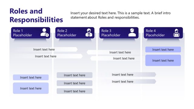 Roles and Responsibilities PowerPoint Slide - SlideModel