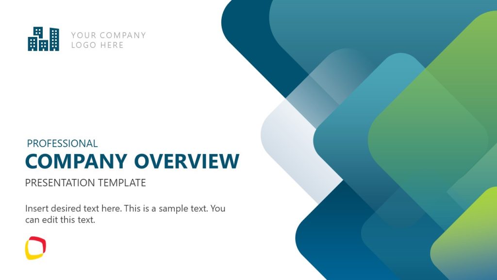 Professional Company Overview - Title Slide - SlideModel