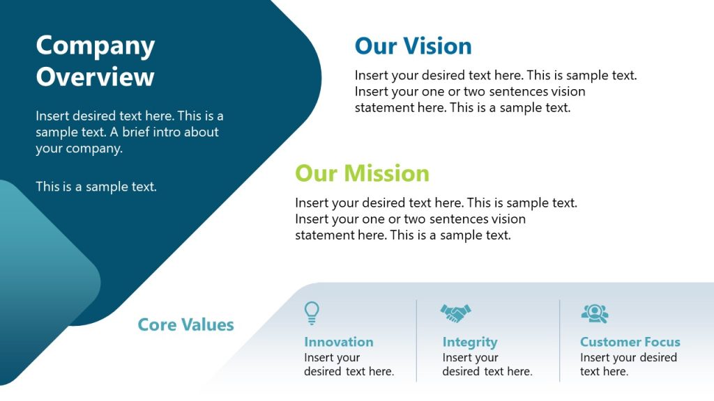 Professional Company Overview Presentation Slide - SlideModel