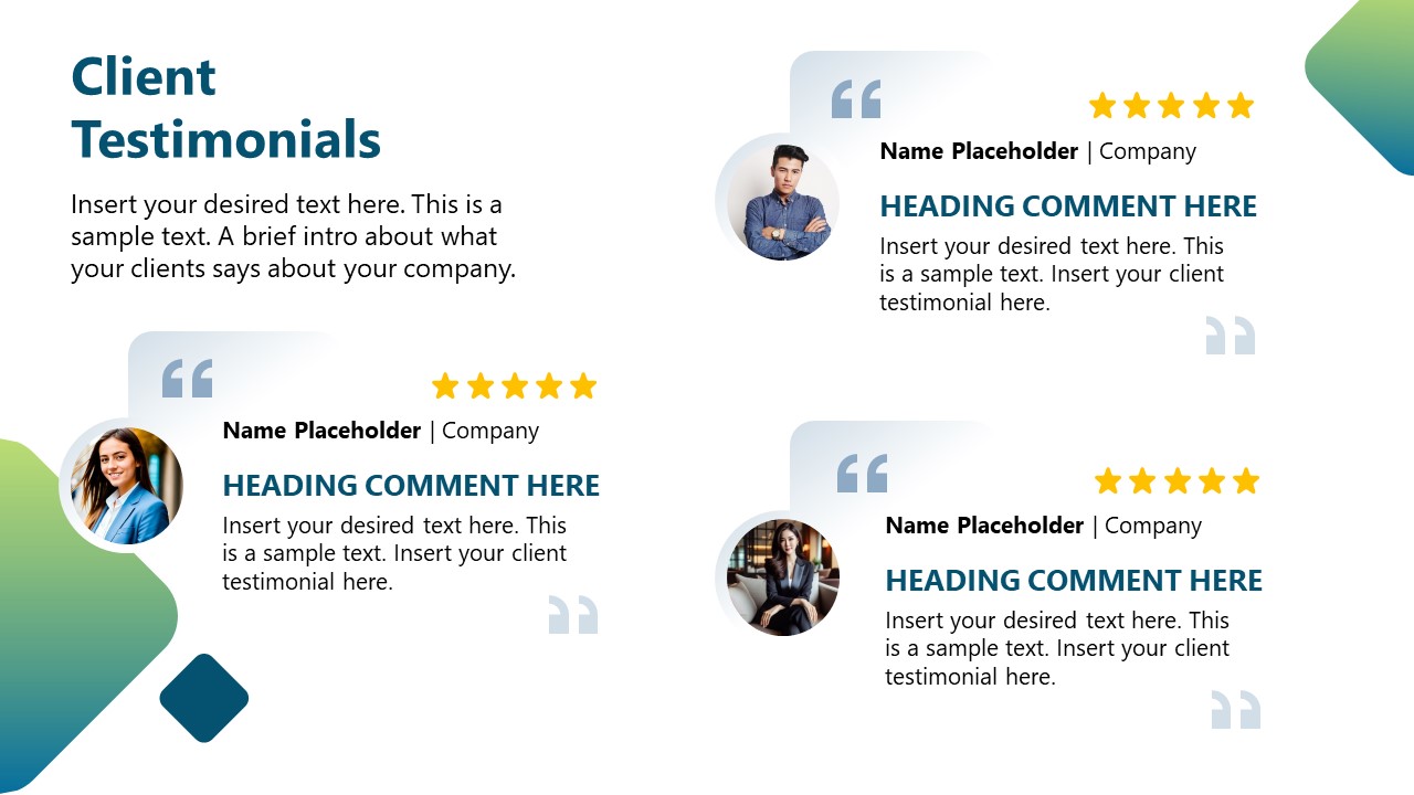 Professional Company Overview PowerPoint Template