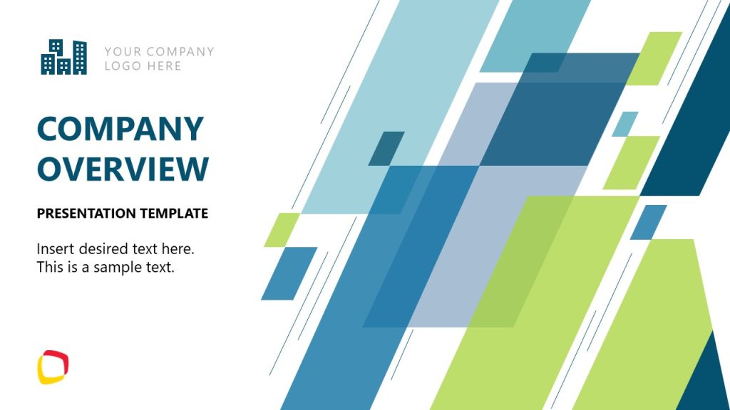 Company Overview Presentation Title Slide - SlideModel