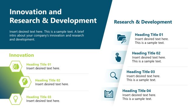 Innovation And Research And Development Slide Slidemodel