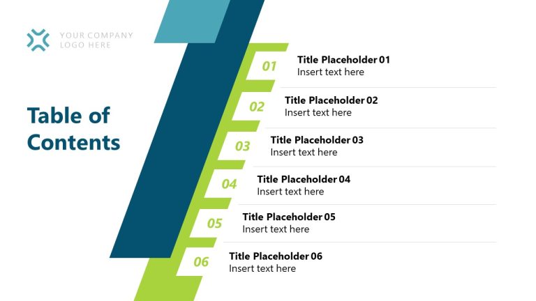 Table of Contents Slide - Engaging Company Overview Template - SlideModel