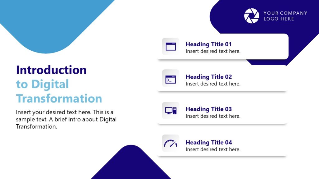 Introduction to Digital Transformation Slide - SlideModel