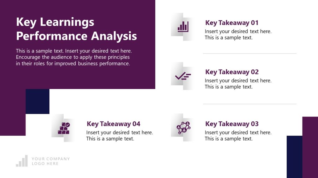 Key Learnings Performance Analysis PPT Slide - SlideModel
