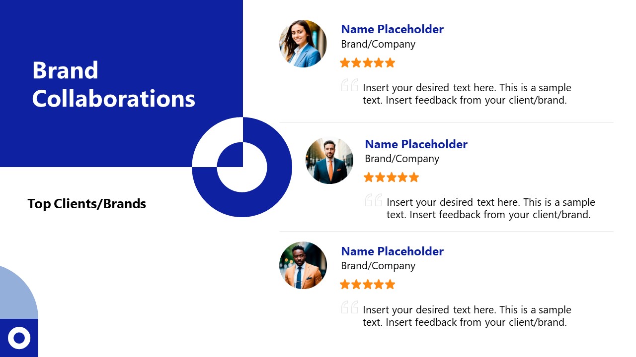 Influencer Social Media Kit PowerPoint Template