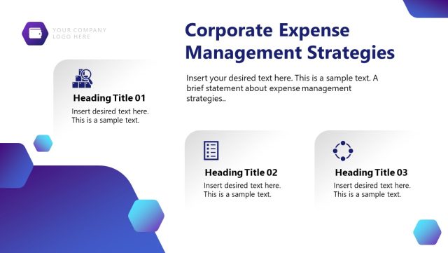 Slide for Presenting Corporate Expense Management Strategies - SlideModel
