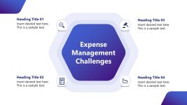 Expense Management Challenges PowerPoint Slide - SlideModel